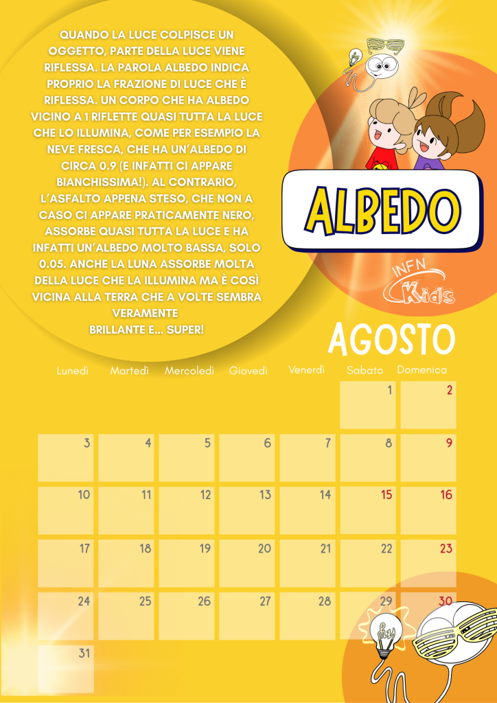 Il nostro calendario 2026! – INFN Kids