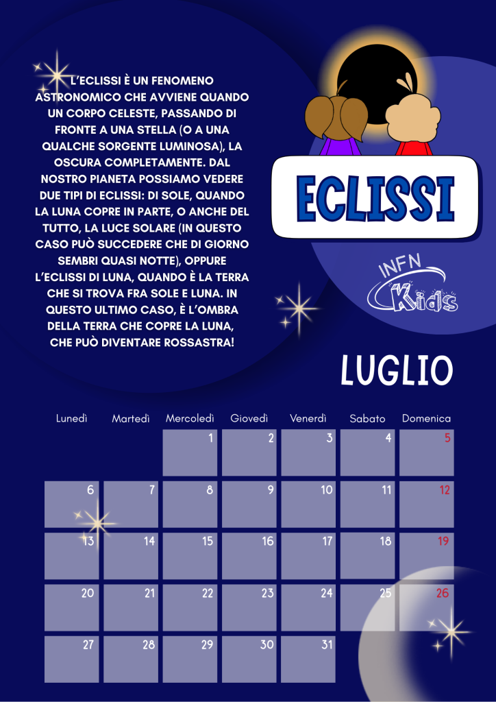 Il nostro calendario 2026! – INFN Kids